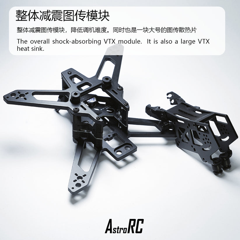 [PNP/BNF] Shuttle V2 3 inch FPV Drone , Modular VTX,Free style – AstroRC